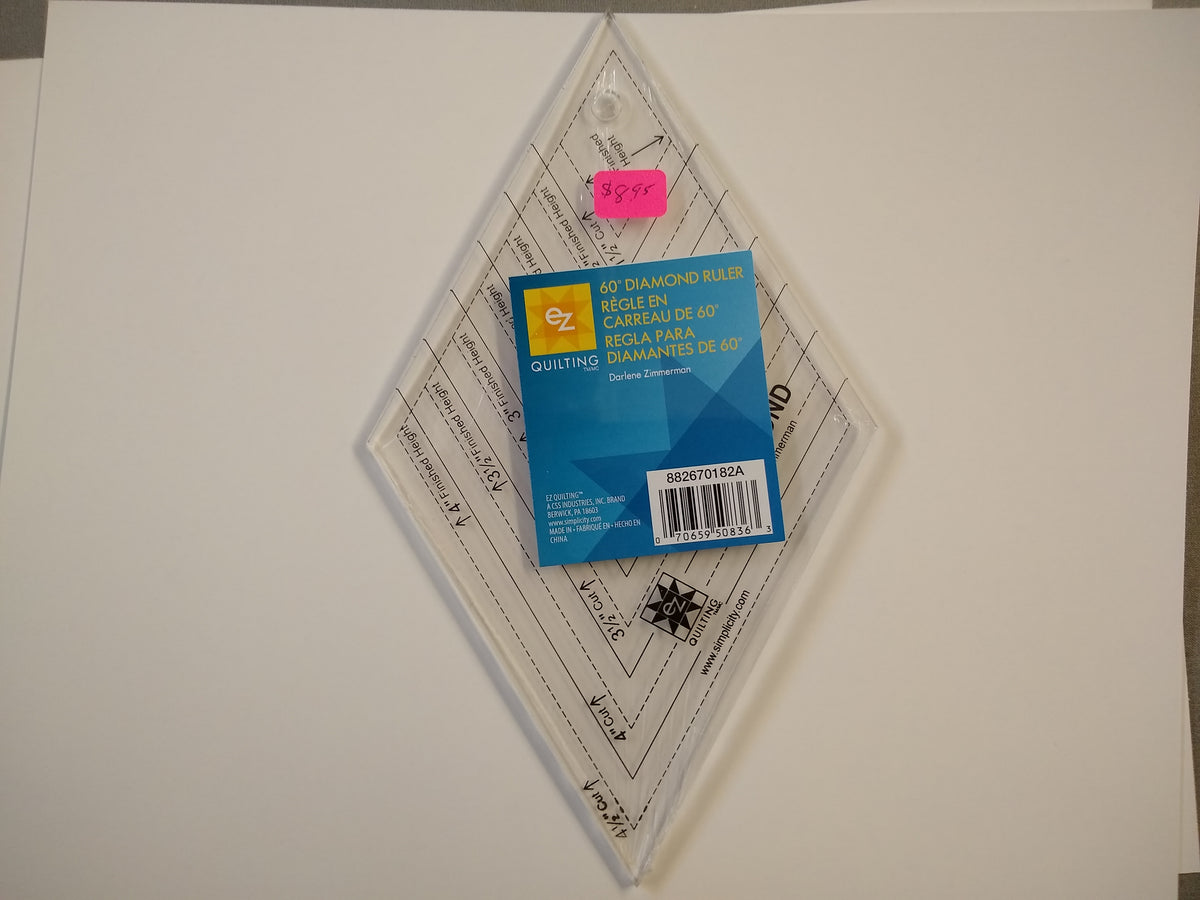 EZ Quilting 60 Degree Diamond Ruler – Sew Fabulous, Inc
