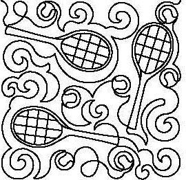 Tennis Quilting Pattern - Designed by Deb Geissler – Sew Fabulous, Inc